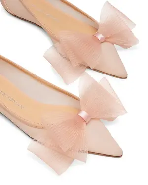 STUART WEITZMAN Blushing Bow Flats
