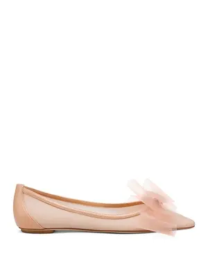 STUART WEITZMAN Blushing Bow Flats
