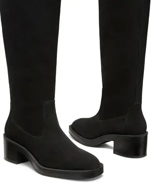 Stuart Weitzman Kaia Knee High Boots - Black | Editorialist