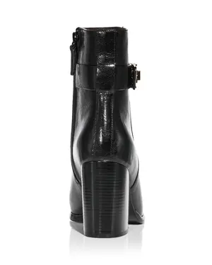 Tory Burch T Lock High Heel Ankle Boots