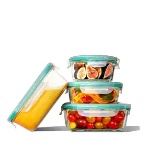 OXO 12 Piece Smart Seal Glass Food Storage Container Set