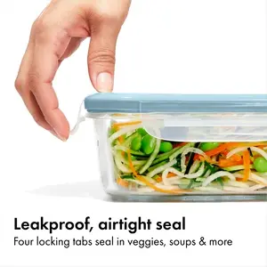 OXO 12 Piece Smart Seal Glass Food Storage Container Set