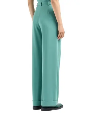 Emporio Armani Stretch Polyester Trousers