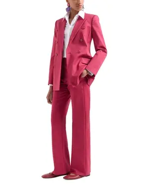 Emporio Armani Double Breasted Blazer - Raspberry