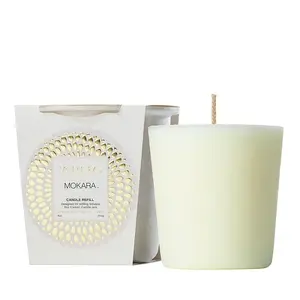 Voluspa Mokara Classic Candle Refill, 9 Oz - White