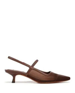 Vince Venice Pointed Toe Slingback Pumps