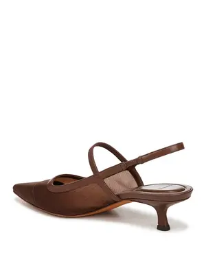 Vince Venice Pointed Toe Slingback Pumps