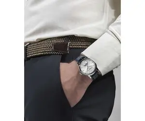 FREDERIQUE CONSTANT Classic Moonphase Date Manufacture Watch, 40mm - Silver/blue