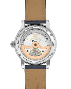 FREDERIQUE CONSTANT Classic Moonphase Date Manufacture Watch, 40mm - Silver/blue