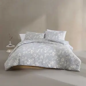 Calvin Klein Eternity Floral Cotton Gauze 3 Piece Comforter Set