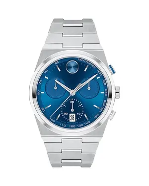 Movado Quest Chronograph - Blue/silver