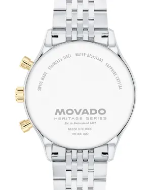 Movado Heritage Series Calendoplan Chronograph, 43mm
