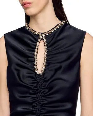 Sandro Iceberg Midi Dress