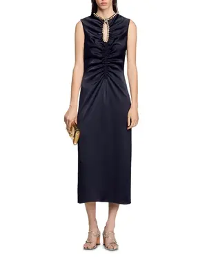 Sandro Iceberg Midi Dress