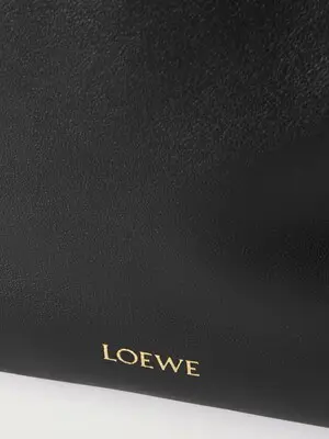 Loewe Flamenco Leather Clutch - Black