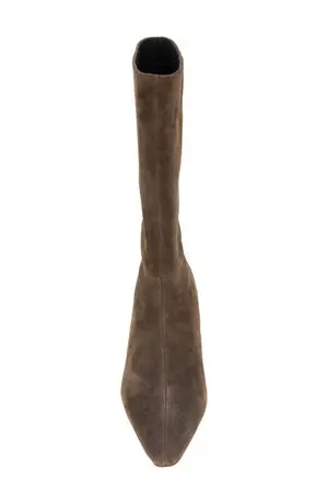 KENNETH COLE Meryl Pointed Toe Boots - Chocolate Suede