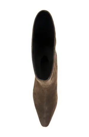 KENNETH COLE Meryl Pointed Toe Boots - Chocolate Suede