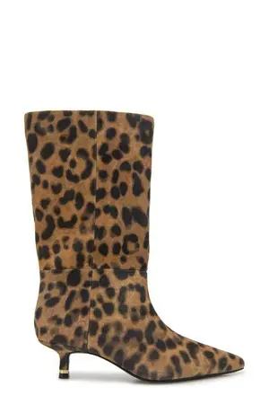 KENNETH COLE Meryl Leopard-print Boots - Leopard Suede