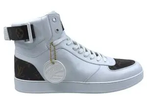 LOUIS VUITTON Rivoli Sneaker Boot Monogram White