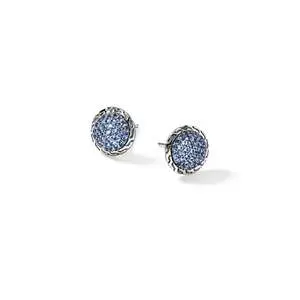John Hardy Jh Essential Pavé Stud Earring - Sterling Silver