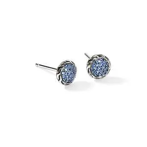 John Hardy Jh Essential Pavé Stud Earring - Sterling Silver
