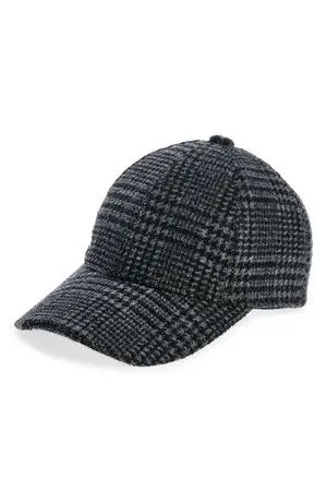 Robert Barakett Duncan Plaid Baseball Cap - Navy