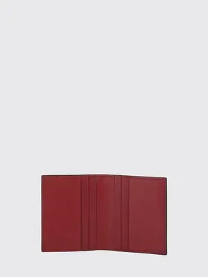 FERRAGAMO Gancini Embossed Calfskin Leather Bifold Card Holder
