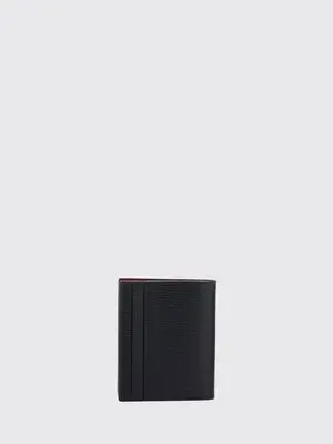 FERRAGAMO Gancini Embossed Calfskin Leather Bifold Card Holder
