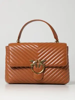 Pinko Pinko Quilted Handbag With Chain Strap Leather