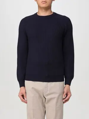XC Ribbed Crew Neck Sweater - Blue