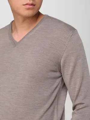 XC V-neck Sweater - Beige