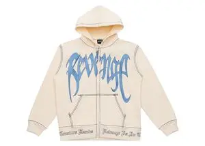 REVENGE Embroidered Zip-up Hoodie