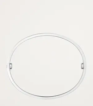 Cartier Brushed Gold And Diamond Love Bangle - White