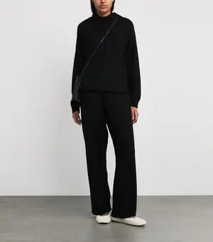 Harrods Cashmere Hoodie - Black
