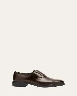 Santoni Easy Leather Penny Loafers - Brown