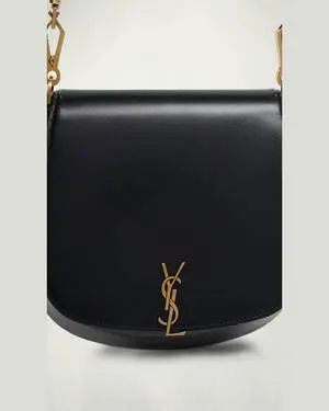 Saint Laurent Voltaire Top-handle Bag In Smooth Leather - Nero