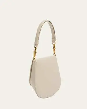 Saint Laurent Voltaire Top-handle Bag In Smooth Leather - Nero