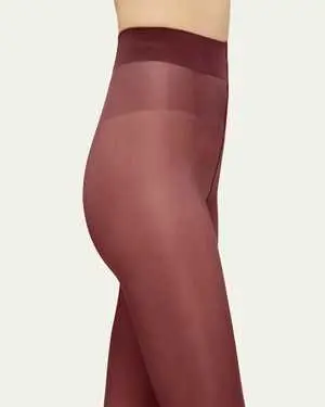 Wolford Satin Touch Shimmer Tights - Navy