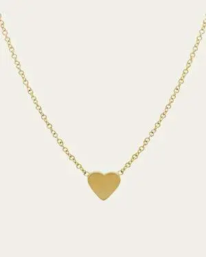 JENNIFER MEYER Mini Heart Pendant Necklace - Gold