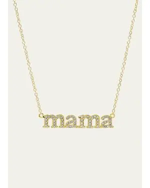 JENNIFER MEYER 18k Diamond Mama Pendant Necklace - Gold