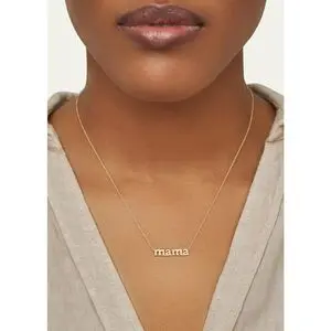 JENNIFER MEYER 18k Diamond Mama Pendant Necklace