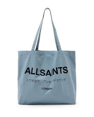 ALLSAINTS Allsaints Underground Logo Tote Stonewash