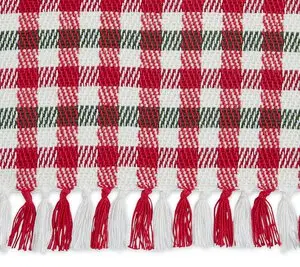DESIGN IMPORTS Holiday Houndstooth Table Runner 14x72