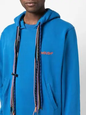 AMBUSH Logo Cotton Hoodie - Blue