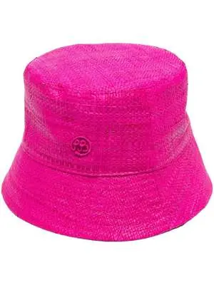 Ruslan Baginskiy Straw Bucket Hat - Pink
