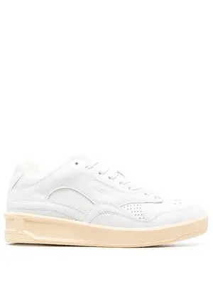 JIL SANDER Basket Low-top Sneakers - White