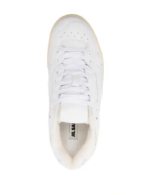 JIL SANDER Basket Low-top Sneakers - White