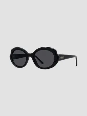 Loewe Slim 54MM Geometric Sunglasses Grey Black