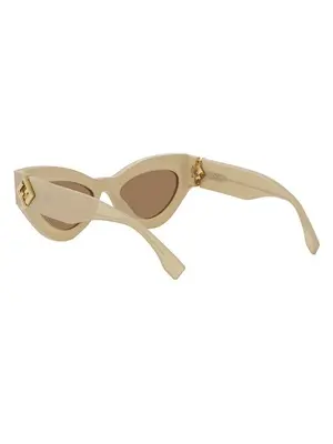 Fendi Ff Diamond 52mm Cat-eye Sunglasses