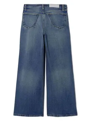 RE/DONE High-rise Wide-leg Jeans